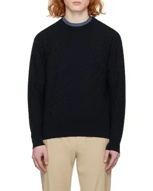 Brioni Trama Weave Crewneck Jumper