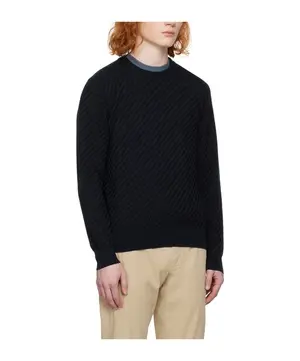 Brioni Trama Weave Crewneck Jumper