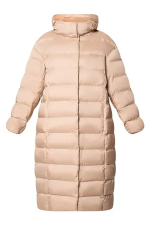 Max Mara Long Cotton-padded Jacket - Nude