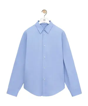 Loewe Shirt In Cotton - Light Blue