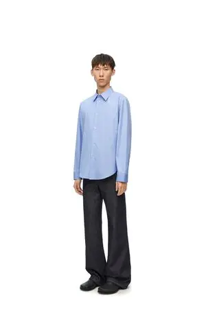 Loewe Shirt In Cotton - Light Blue