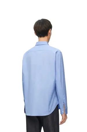 Loewe Shirt In Cotton - Light Blue