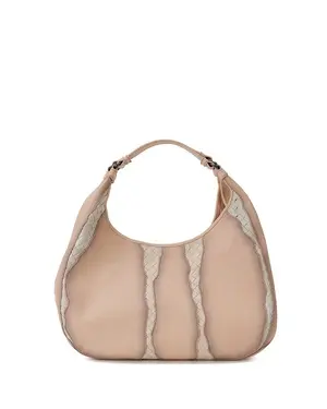 Bottega Veneta Hobo Handbag With Logo Detail