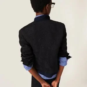 Miu Miu Single-breasted Matelassé Effect Jacquard Jacket