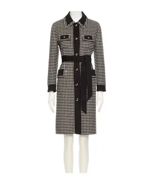 Valentino Garavani Micro Vichy Belted Coat
