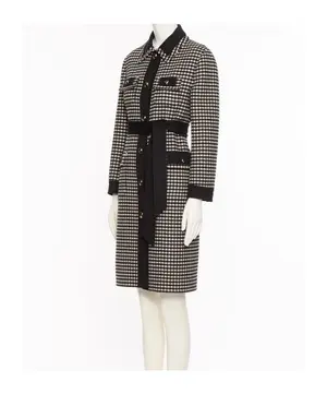 Valentino Garavani Micro Vichy Belted Coat