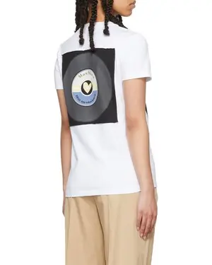 Max Mara Printed Round Neck Short Sleeve T-shirt