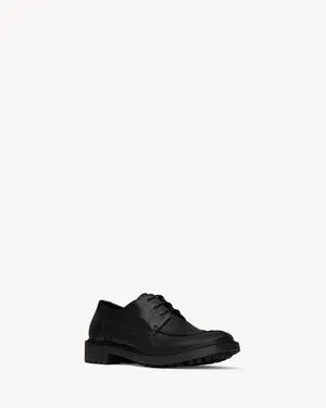 Saint Laurent Lino Lace-up Derby Shoes
