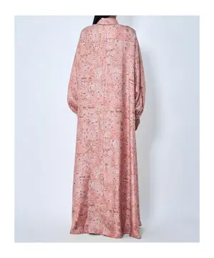 Max Mara Embellished-collar Printed Maxi Dress