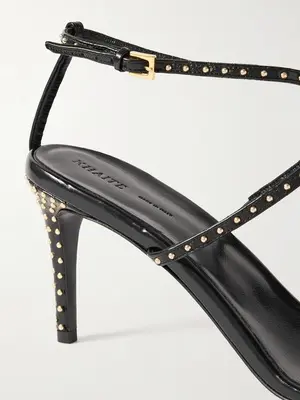 Khaite Caged Sandals With Stud Detailing