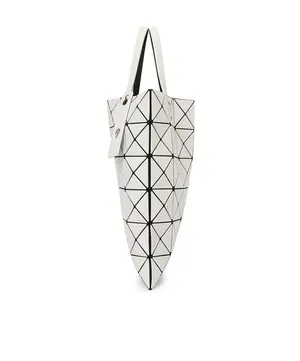 Issey Miyake Patterned Top Handle Bag - White