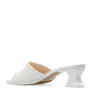 Bottega Veneta Cha Cha Heeled Mules - White