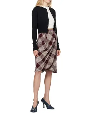 VIVIENNE WESTWOOD Orb Embroidered Knitted Cardigan