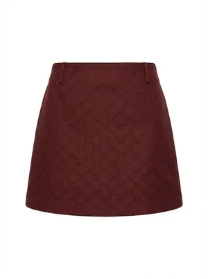 Gucci Gg Canvas Mini Skirt