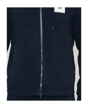 Emporio Armani Logo Hooded Zip-up Sports Coat