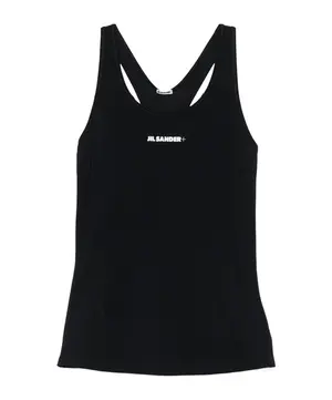 JIL SANDER Logo Printed Technical Tank Top