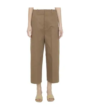 Bottega Veneta Cropped Tailored Trousers