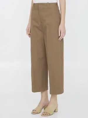 Bottega Veneta Cropped Tailored Trousers
