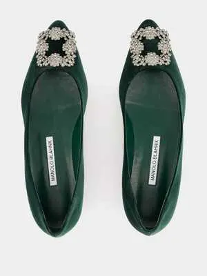 Manolo Blahnik Round Toe Flat