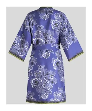 Etro Floral-printed Belted-waist Robe