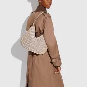 COACH Logo Jacquard Top Handle Tote