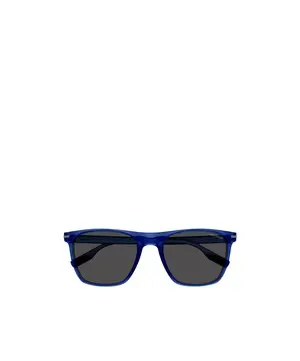 Montblanc Eyewear Square Frame Sunglasses - Blue