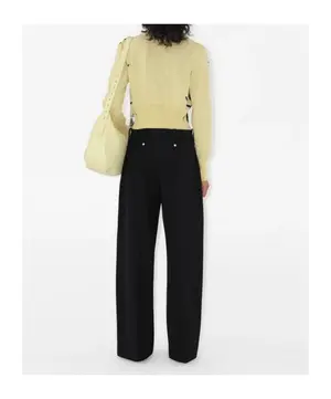 Burberry Argyle Intarsia Cropped Cotton Jumper - Multicolor