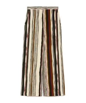 Max Mara Striped Wide-leg Trousers