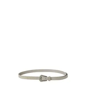 Brunello Cucinelli Metallic Buckle Fastened Belt - Nude