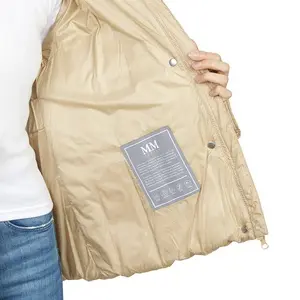 Max Mara Hooded Down Coat With Trim Pockets