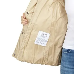Max Mara Hooded Down Coat With Trim Pockets