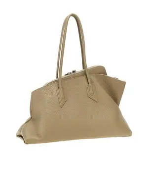 Attico Double-strap Shoulder Bag - Beige