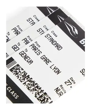 Balenciaga Passport Boarding Card Holder In Black