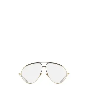 Gucci Aviator Frame Sunglasses - White