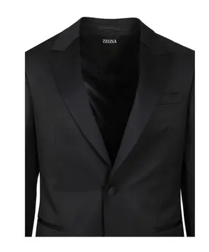 Zegna Long-sleeved Blazer And Trousers Set