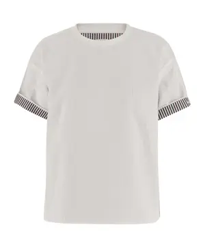 Bottega Veneta Double Layer Striped T-shirt