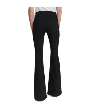 FRAME Le Pixie High Flare Jeans - Black