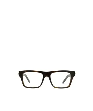 Givenchy Logo Flat Mirror Eyeglasses - Tortoise