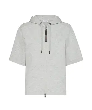 Brunello Cucinelli Adjustable Sweatshirts Hoodies For Women