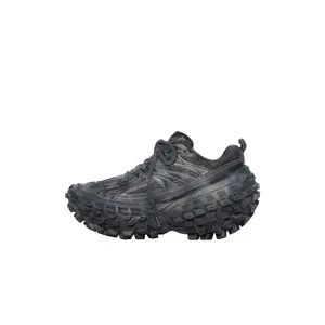 Balenciaga Defender Lace-up Sneakers - Black