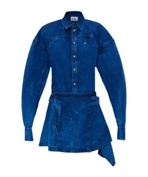 Vivienne Westwood Tie Detailed Day Dresses