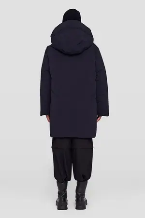JIL SANDER Long Zip Up Down Jacket