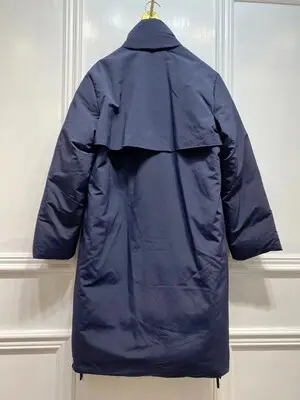 JIL SANDER Long Zip Up Down Jacket