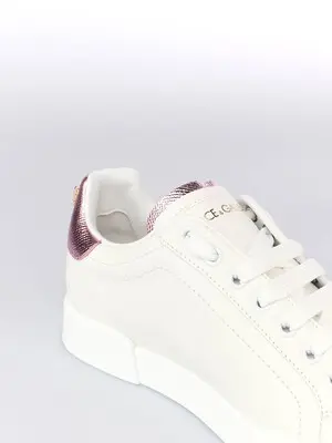 Dolce & Gabbana Portofino Low-top Sneakers - White