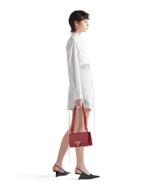 Prada Lace-up Shirt Dress