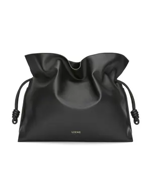 Loewe Flamenco Clutch Bag - Black