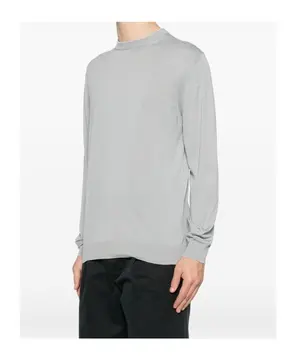 Eleventy Long Sleeve Sweater - Grey