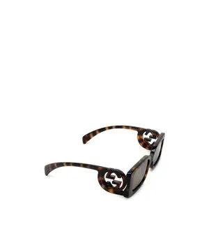 Gucci Rectangle Frame Sunglasses - Gray