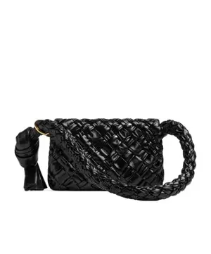 Bottega Veneta Kalimero Citt Woven Shoulder Bag