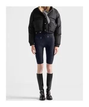 Prada Cropped Re-nylon Down Jacket